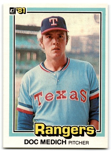 1981 Donruss Doc Medich Texas Rangers #386 | eBay