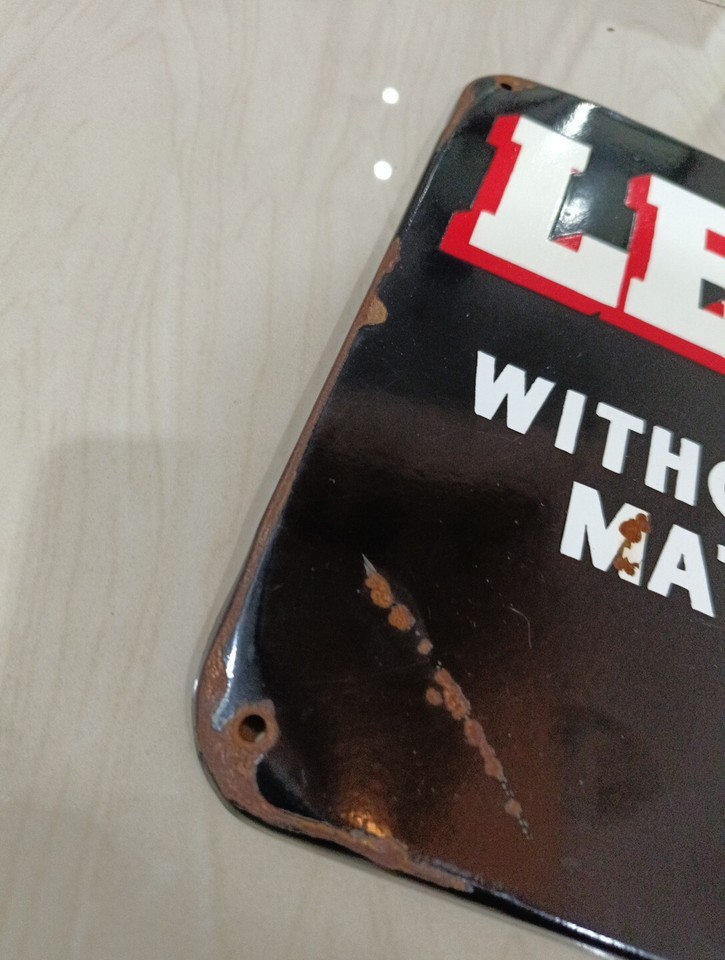 Vintage Levi's advertising sign steel plate not porcelain 1950's era | eBay