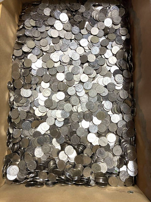 1000 Pachislo Slot Machine Tokens 25mm .984" Standard Size Arcade Coin ...