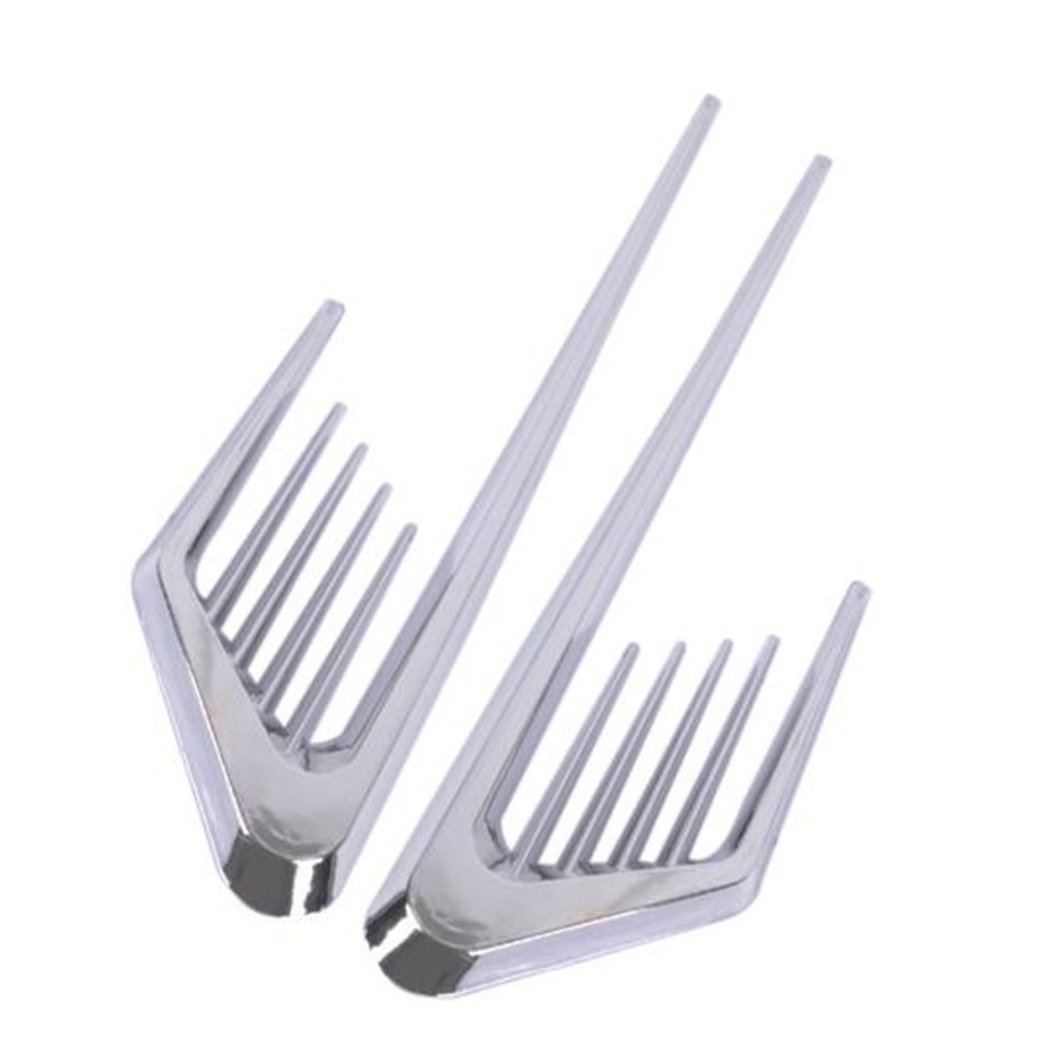 2PCS Car Hood Air Flow Intake Hood Scoop Vent Bonnet Cover Decorative ...