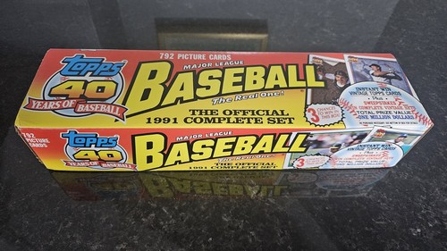 1991 Topps Baseball Sealed Factory Complete Set | eBay
