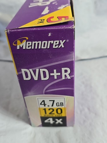 10 PK Memorex DVD+R 4.7GB/120min video/4x RW New old stock | eBay