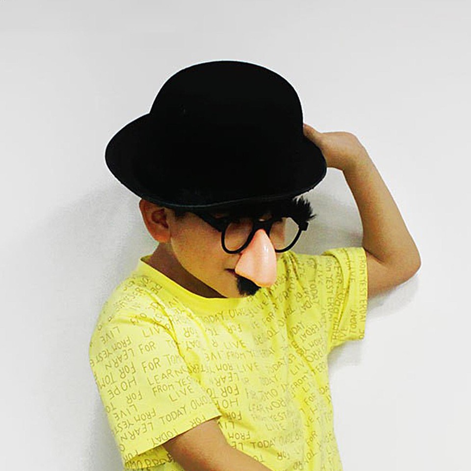 Fancy Cosplay Funny Disguise Moustache Glasses Halloween Party Dress ...