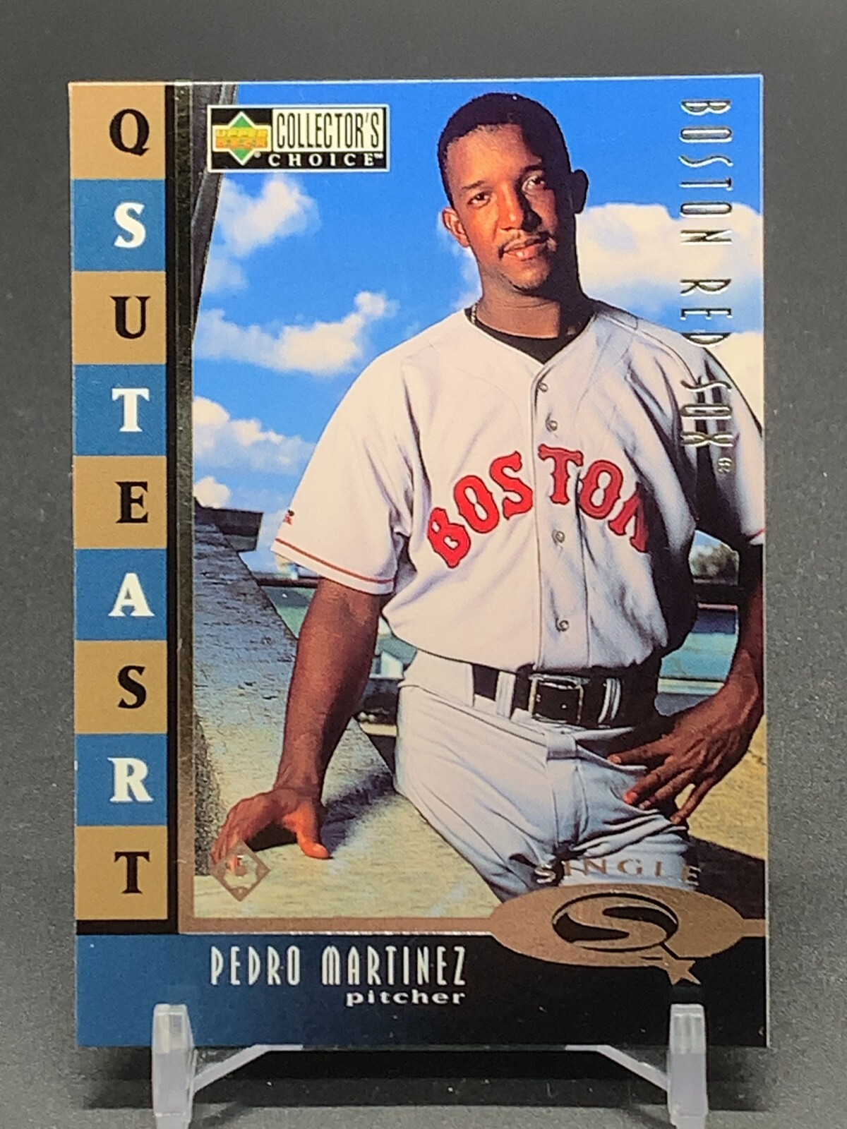 Pedro Martinez Red Sox Card 1997 Upper Deck SQ12 | eBay