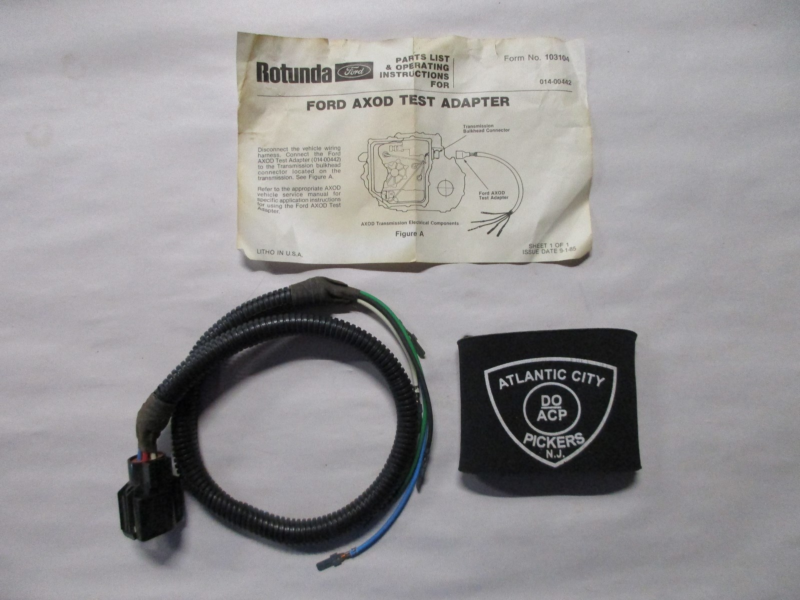 FORD ROTUNDA OTC TOOL 014-00442 AXOD TRANSMISSION TEST ADAPTER | eBay