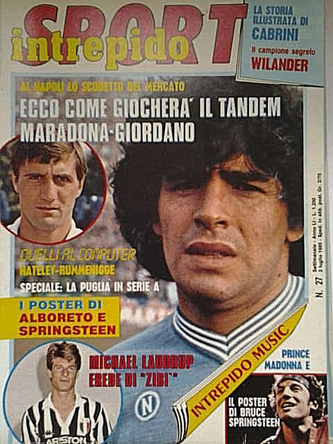 Intrepid Sport Year 1985 No 27 Poster Michele Alboreto | eBay