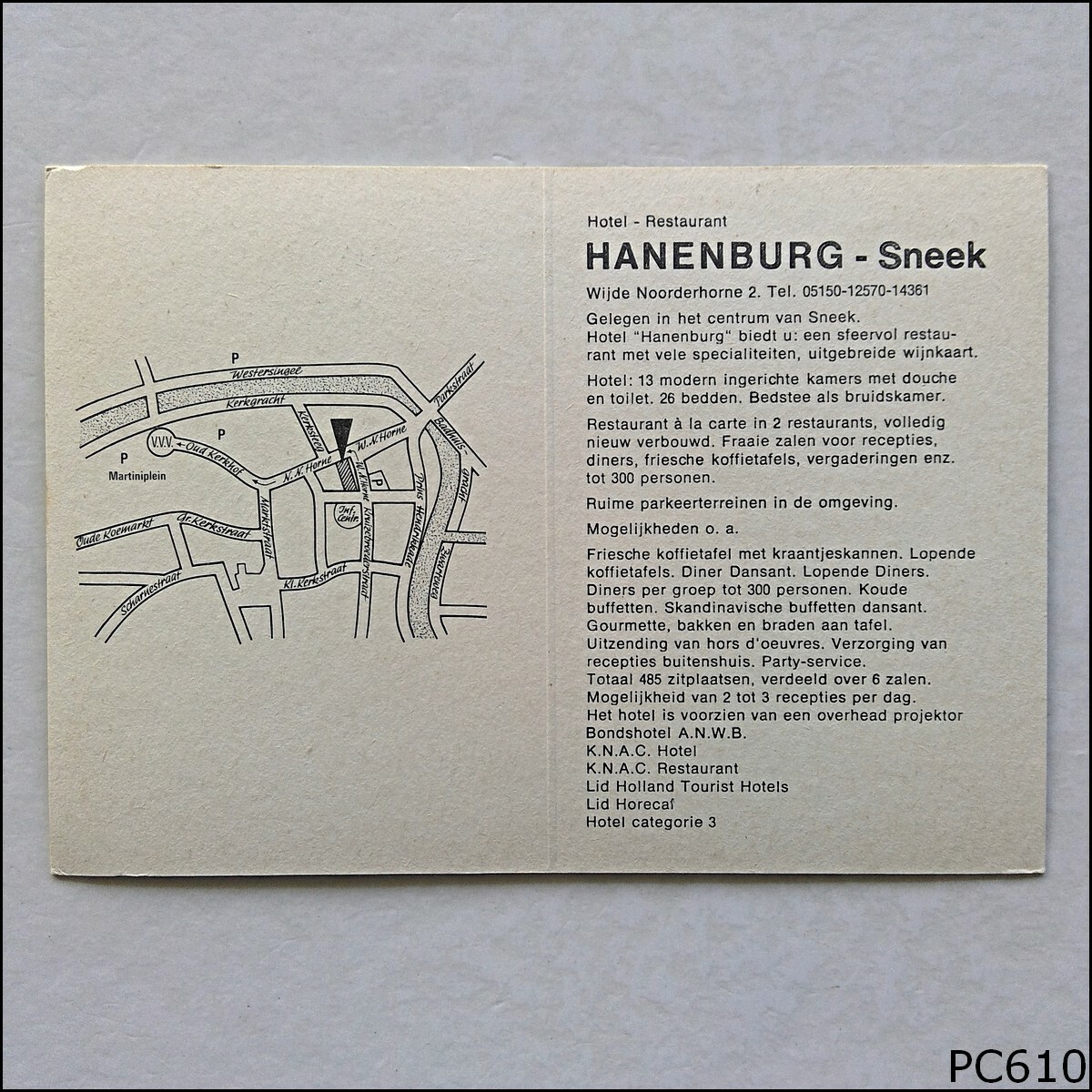 Hotel Restaurant Hanenburg 4 Views Postcard (P610) | eBay