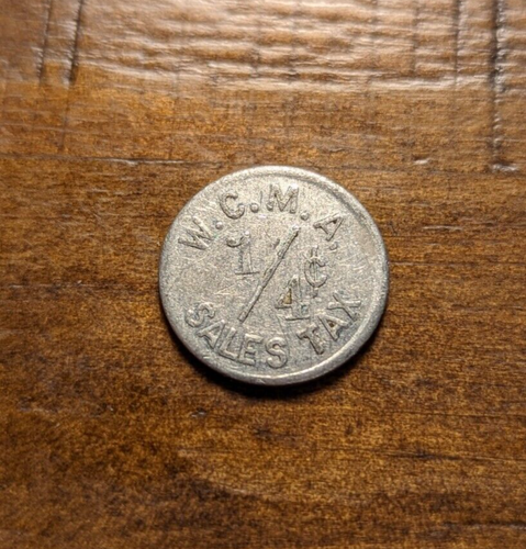 Morrison, Illinois IL W. C. M. A. Merchants Sales Tax ¼¢ Scarce Coin ...