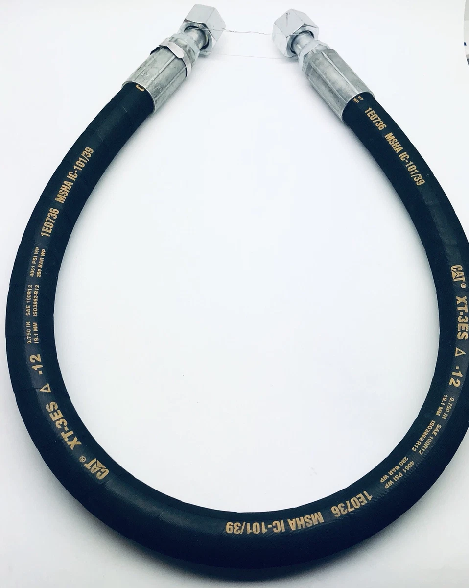 NEW CATERPILLAR CAT Hydraulic Pressure Hose 1E0736 XT-3ES, 50% OFF