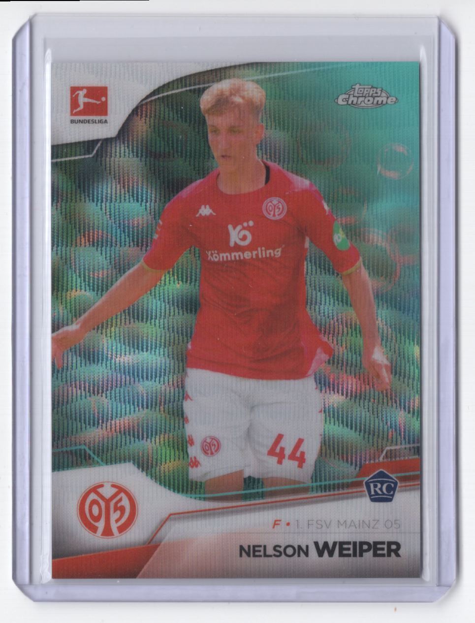 2022 Topps Chrome Aqua Bubble Wave Nelson Weiper #68 Rookie 202/275 | eBay