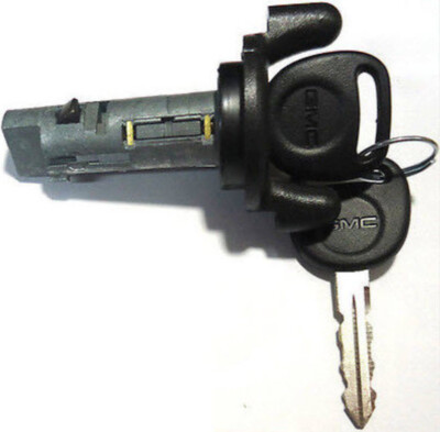 New GMC GM Ignition Lock Cylinder Tumbler Key Switch W/ 2 OEM Logo Keys ...