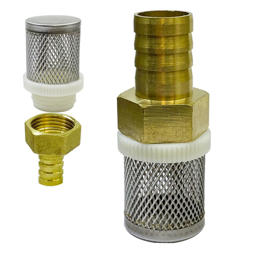 Stainless Steel Filter Copper Tube Joint 19Mm Diameter Hose Connection ...