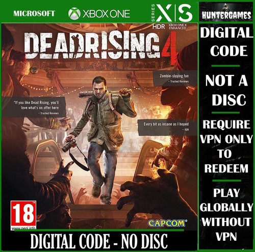 Dead Rising 4 Xbox One, X|S KEY Gift Code Argentina Region ☑VPN Global ...
