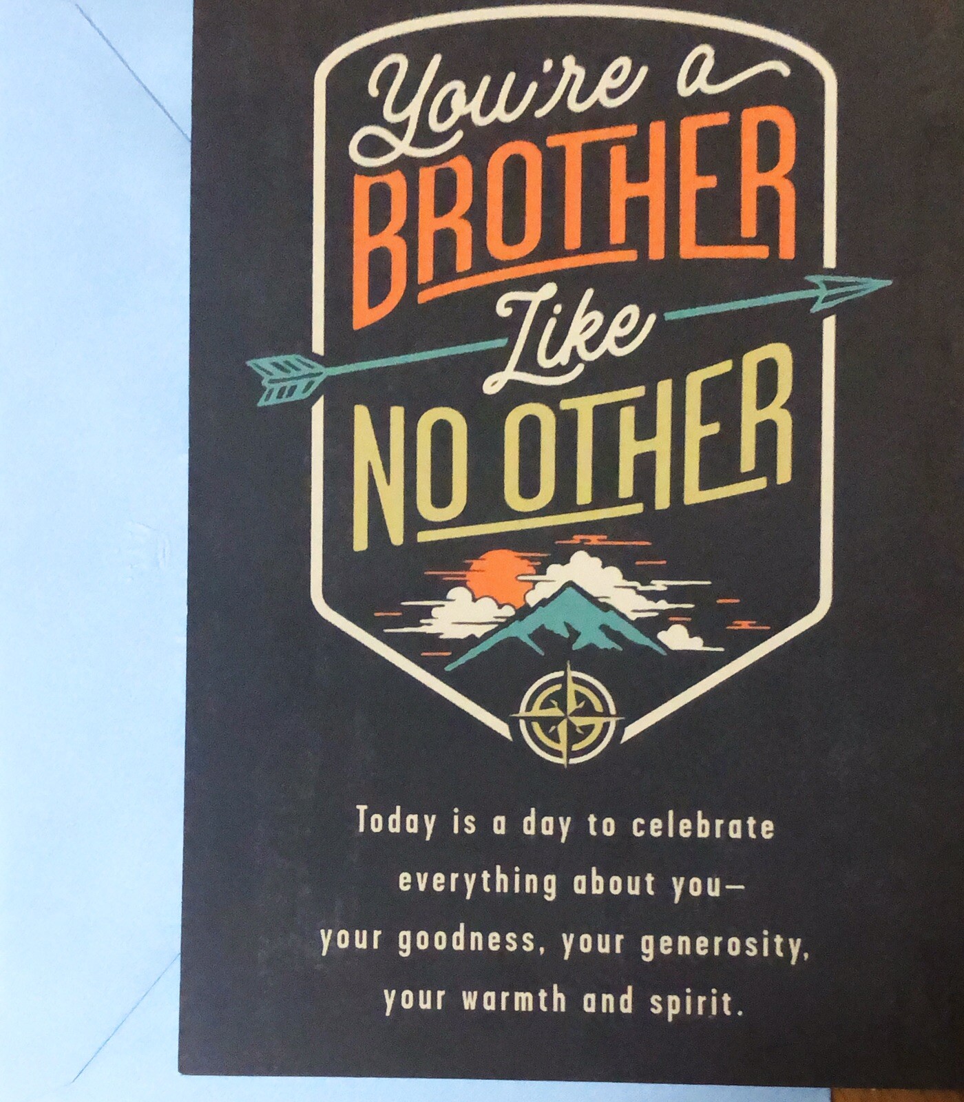 Happy Birthday Brother Your A Brother Like No Other 5”x7” Hallmark ...