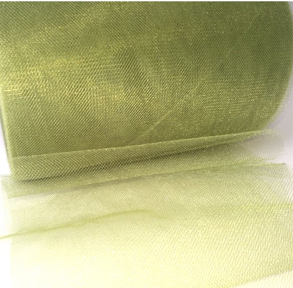 4yds Tulle Shimmer Organza 150mm Ribbon Mesh Tutu Fabric Net for Crafts ...