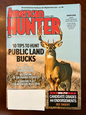 American Hunter Magazine, Oct 2020 | eBay