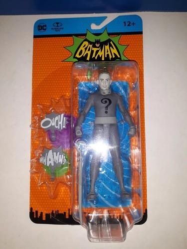 McFarlane Batman DC Retro 66 Classic TV Series Riddler Unmasked Black ...