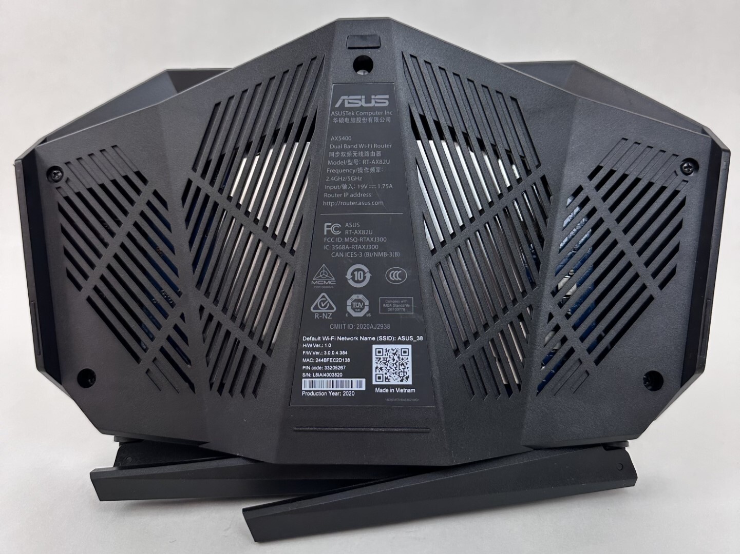 Asus AX5400 Dual-Band WiFi 6 Gaming Router RT-AX82U U | eBay