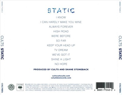 CULTS - STATIC NEW CD 888837724029| eBay