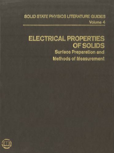 Solid State Physics Literature Guides: Electrical Properties of Solids ...