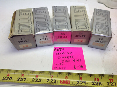 Enco 11/16 5c Collets (6 pc in LOT) 230-4141 (#1172-L6) | eBay