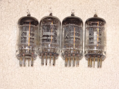 4 x 12AX7 G.E. Tubes*Long Plates -O*Very Strong Matched pair*#17p | eBay