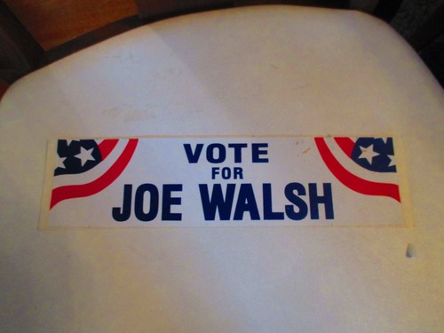 Joe Walsh Promo Sticker 1990's 11" x 3" | eBay