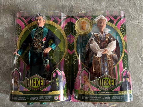 NEW “Wicked For Good” Movie WIZARD DOLL Jeff Goldblum & “Wicked” Madame ...