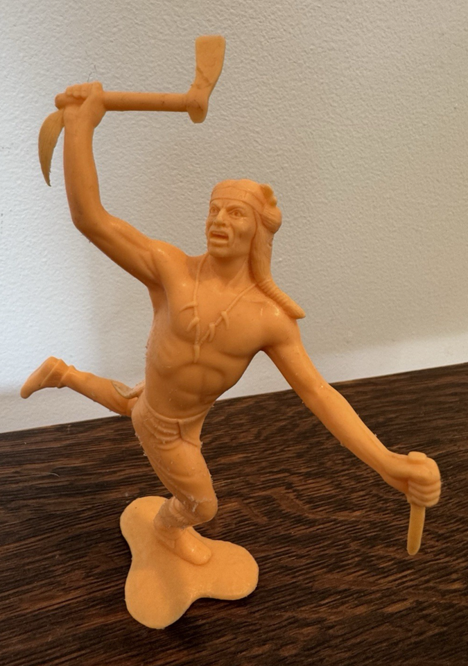 11 - Vintage MCMLXIV 1960's Louis Marx Cowboys & Indians 6" Plastic ...