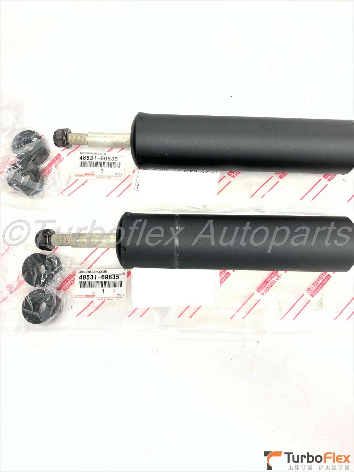 Toyota Land cruiser 1998-2007 Rear Shock Absorber Set of 2 Genuine ...