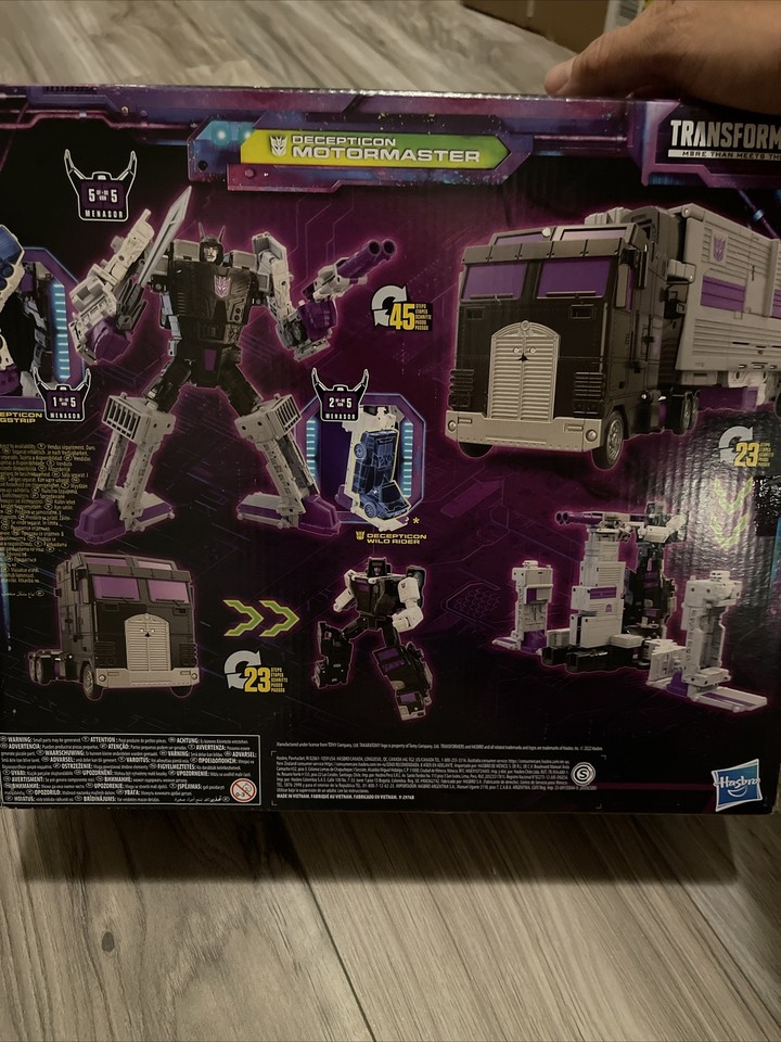 Hasbro Transformers Legacy Decepticon Motormaster 13 in Action Figure ...