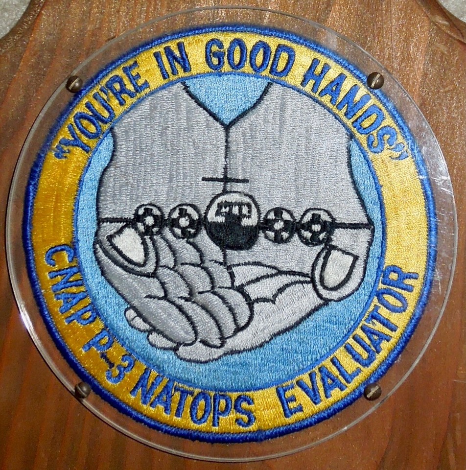 Vintage US Navy CNAP P-3 Orion NATOPS Evaluator Cloth Patch Mounted on ...
