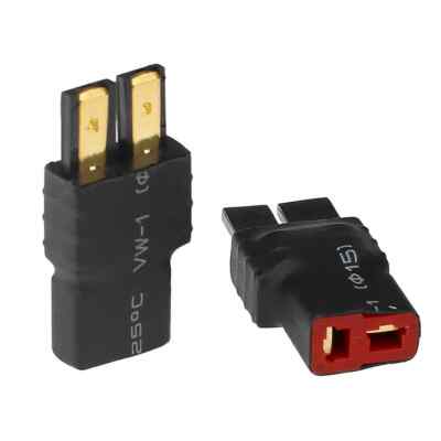2pcs No Wire For Traxxas Plug Male to Female Deans T-Plug Adapter ...