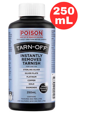 Tarn Off 250ml Metal Polish Metalware Cleaner Silver Gold Liquid ...