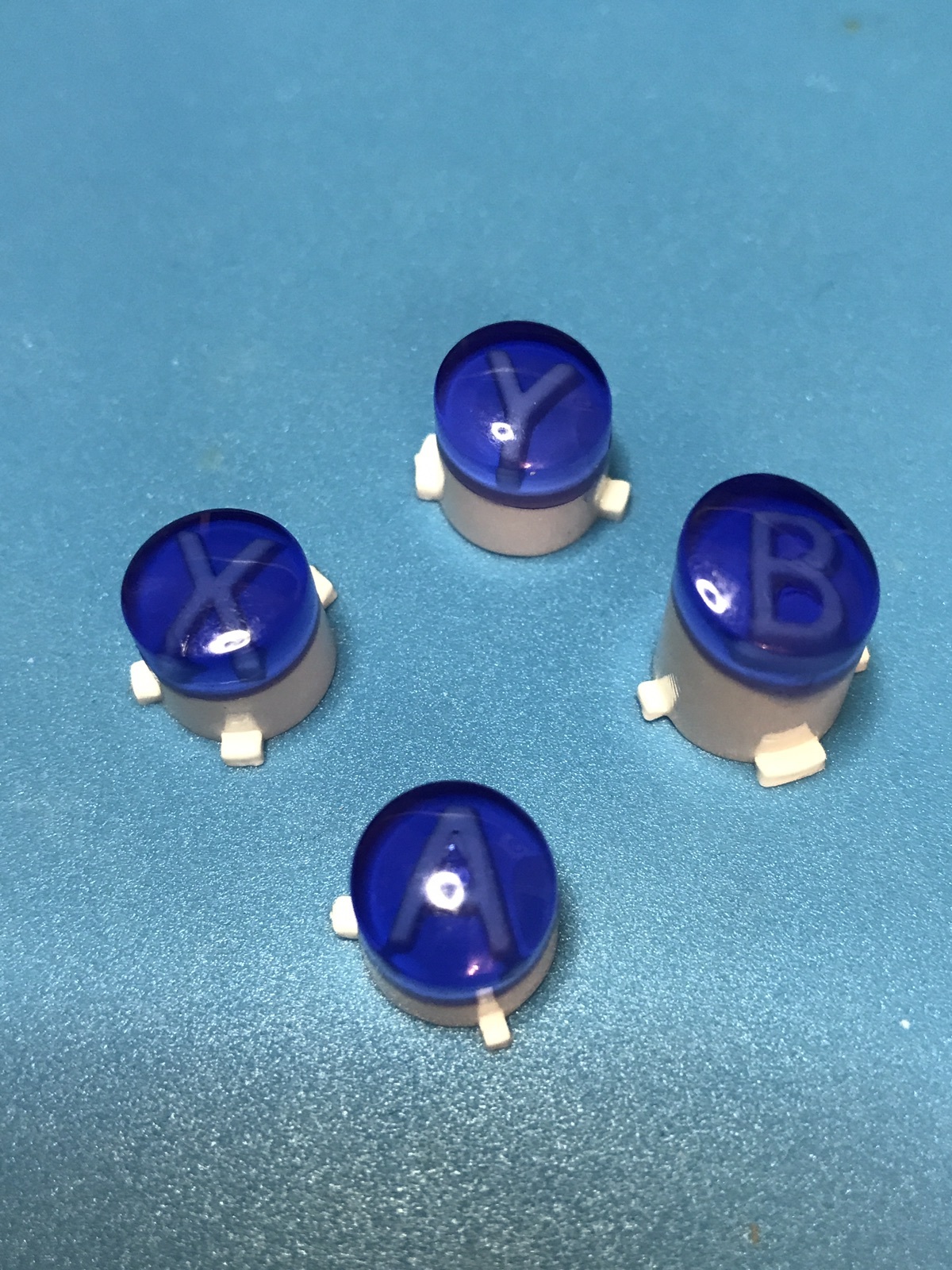 NEW XBOX ONE 1 CUSTOM MOD ABXY W/LETTERS REPLACEMENT BUTTON SET KIT ...