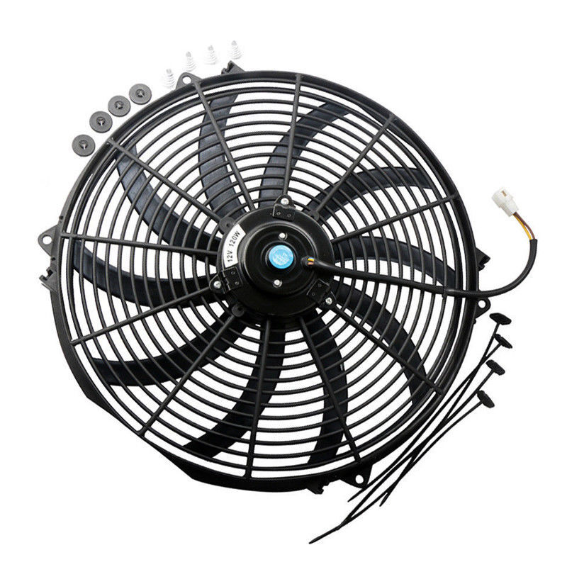 16 inch Universal Slim Fan Push Pull Electric Radiator Cooling 12V w ...