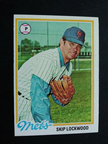 1978 Topps Baseball Card # 379 Skip Lockwood - New York Mets (VG/EX) | eBay