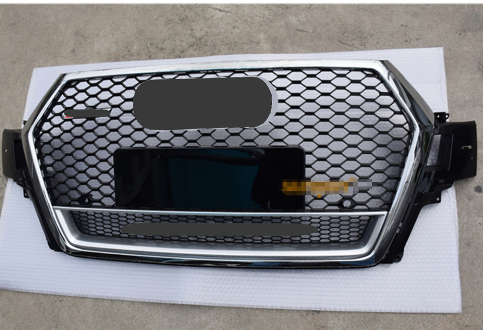 For 2016 2017 2018 2019 Audi Q7 SQ7 RSQ7 Front bumper Honeycomb Grill ...