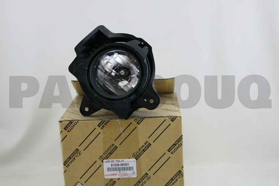 810260K041 Genuine Toyota LAMP SET, FOG, LH 81026-0K041 | eBay