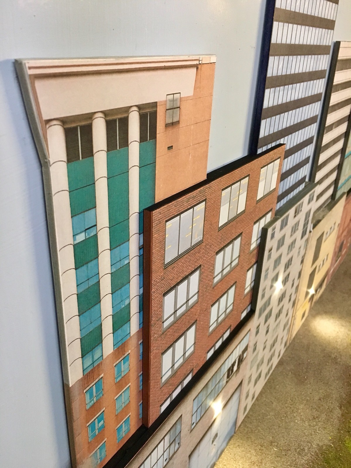 O Scale Scratch Built Up - “10 City Building Flats 3D Collage #2 ...