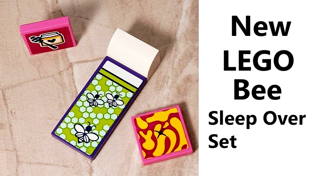 New LEGO Bee Sleeping Bag Sleepover Set Slumber Party Throw Pillow ...