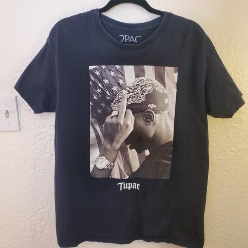TUPAC Men T-shirt 2Pac Urban Streetwear Hip Hop Rap Men's Tee Large | eBay