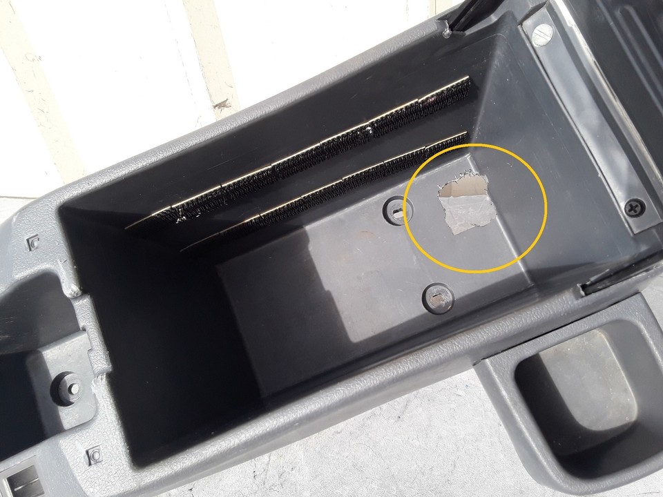 1991-1994 TOYOTA LAND CRUISER FJ80 FRONT CENTER CONSOLE STORAGE TRAY ...