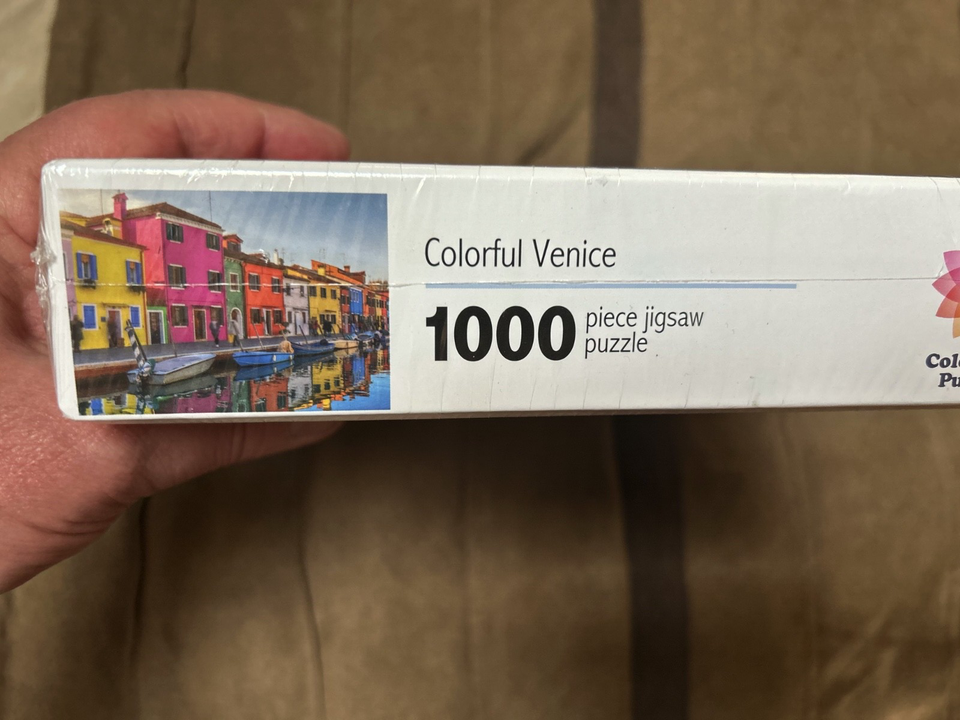 'Colorful Venice' 1000 Piece Jigsaw Puzzle by Colorcraft w/ Poster -New ...