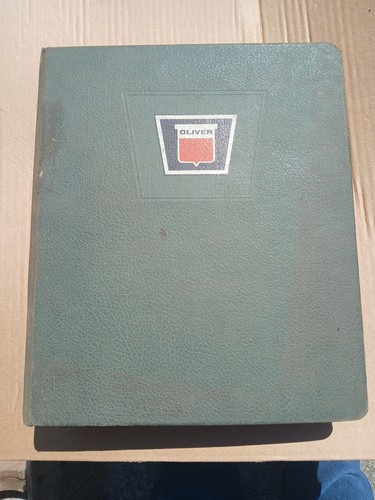 Genuine 1970s Oliver White Farm Equipment Service Bulletin Binder | eBay