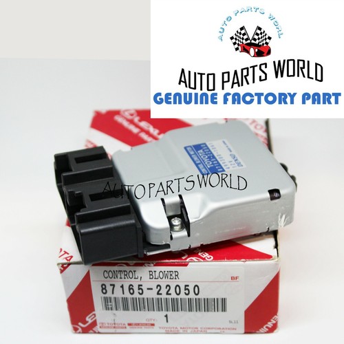 GENUINE TOYOTA SC430 GS430 IS300 GS300 SC400 BLOWER MOTOR CONTROL 87165 ...