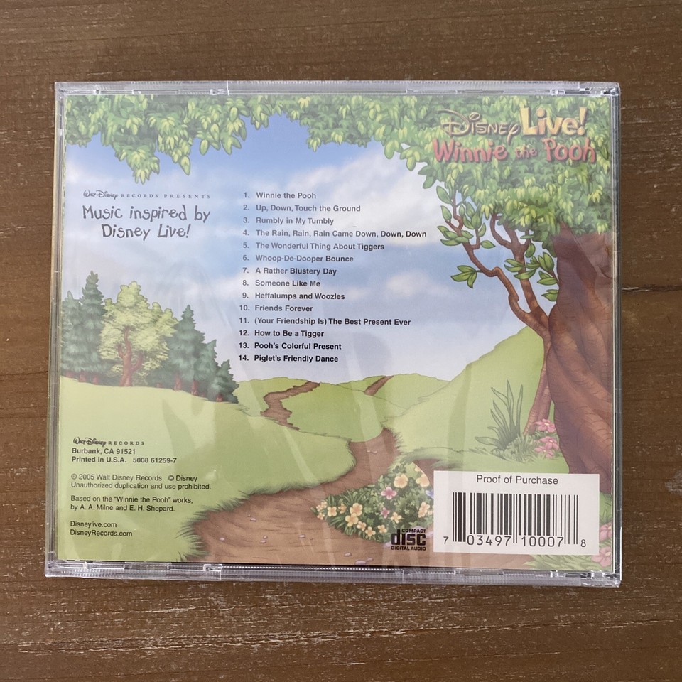 Disney Live! Winnie the Pooh CD - NEW SEALED 703497100078| eBay