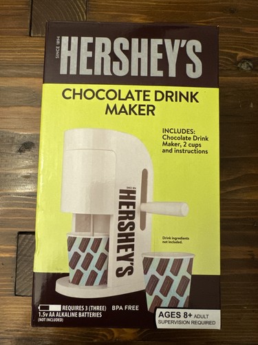 Hershey's Chocolate Drink Maker Beverage Mixing Treat Party Fun Ages 8 ...