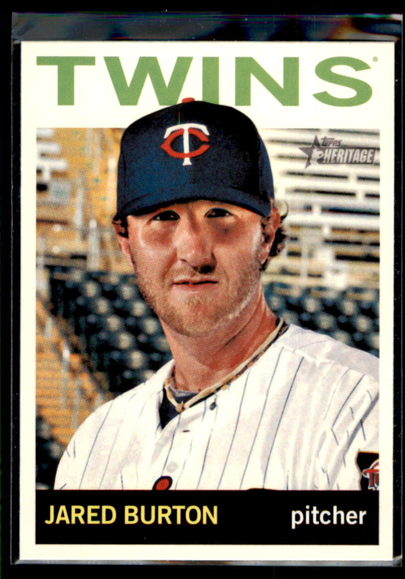 2013 Topps Heritage Jared Burton #386 Minnesota Twins | eBay