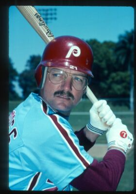 Lot of (9) 1980s Phillies GREG GROSS Original 35mm Slide Transparencies ...